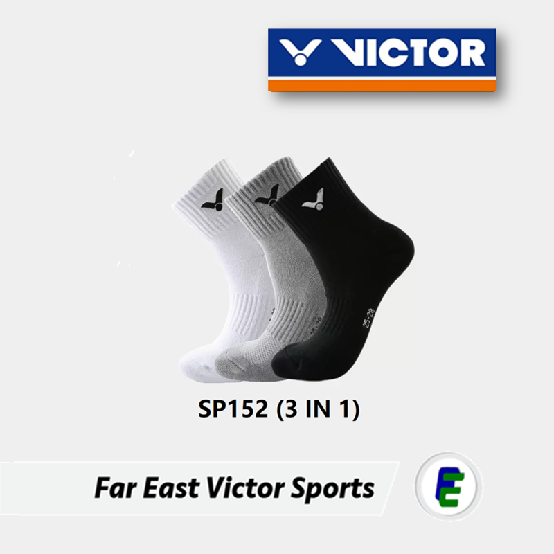Victor Badminton Sports Socks SK152 (3 Pair) - Victor Malaysia